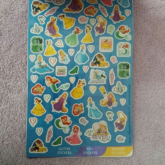Disney | Other | 3 For Disney Princess Stickers Book | Poshmark